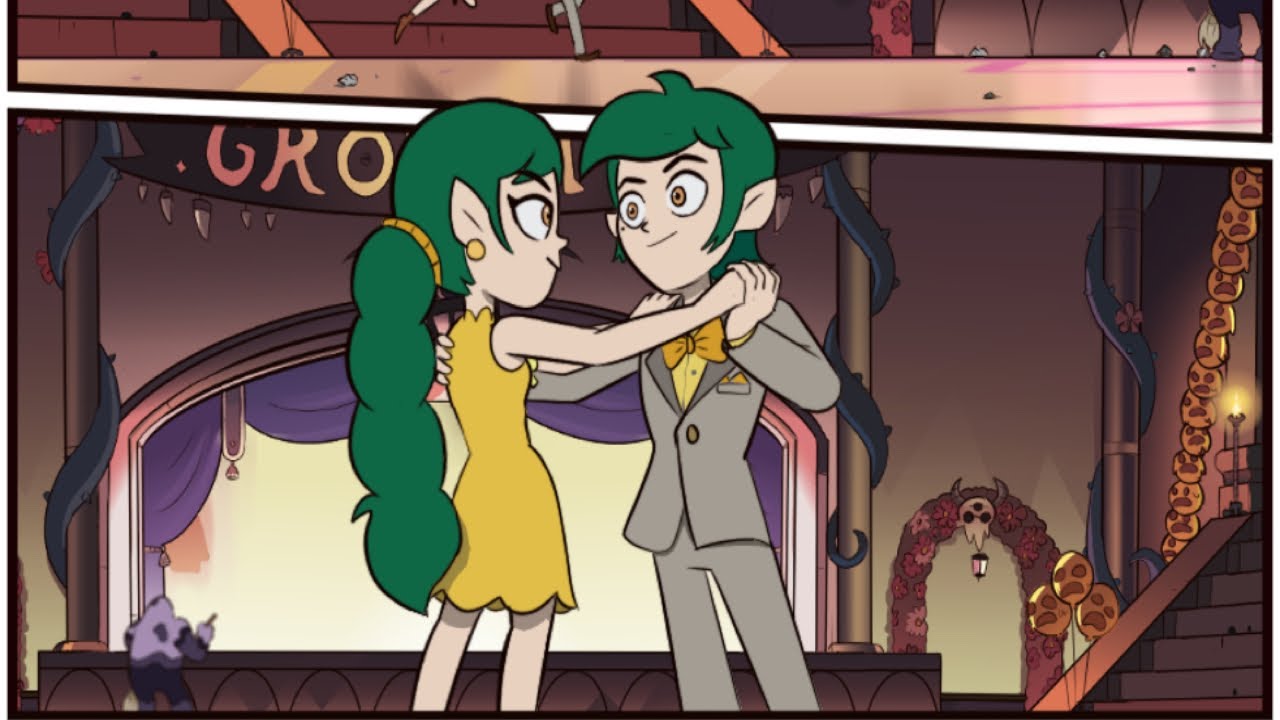 Emira And Edric Dance At Grom The Owl House Moring Mark Fanfic Comic Youtube