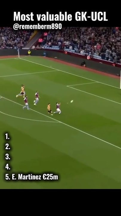 Most valuable GK in UCL 2025⚽🥅🎥 #ucl #most #value #goalkeeper - YouTube