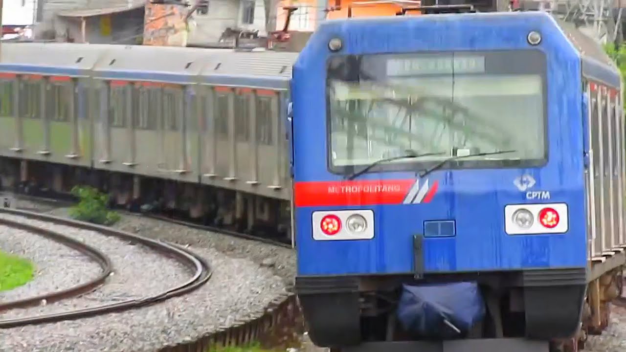 CPTM - Série 3000 TUE 3009/3017 Saindo de Piquerí (Sentido Fco.Morato ...