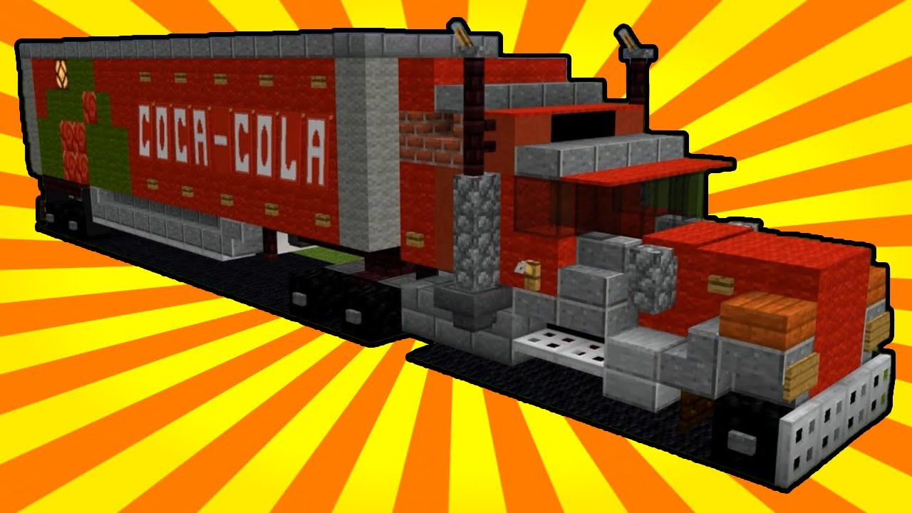 Minecraft: How to Build a Truck in Minecraft (Coca Cola) Minecraft ...