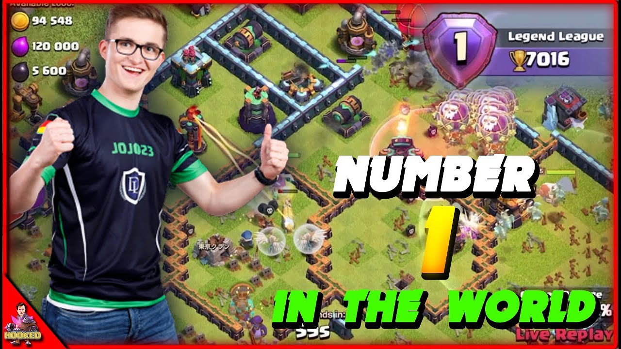 #1 Legends Player Live Attacks! He Reached 7000 Trophies! - YouTube