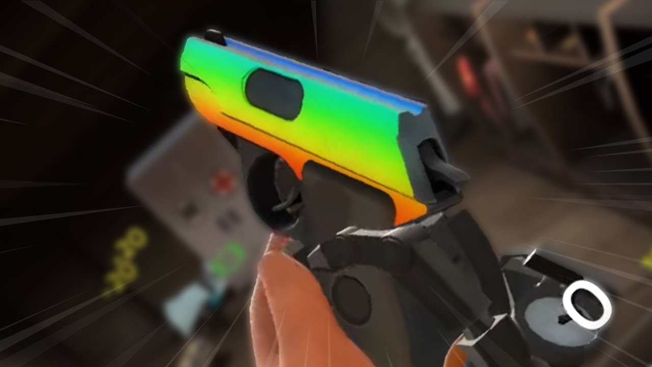 [TF2] The Rainbow Pistol Texture Reskin - YouTube
