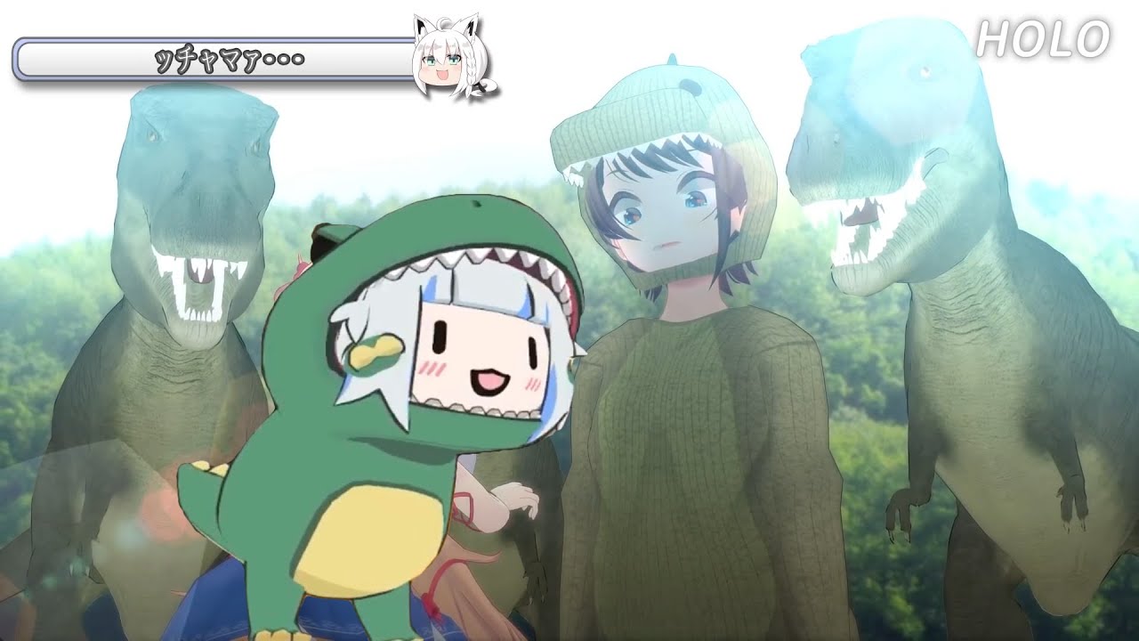 [Hololive] Dino Gura vs Dino Subaru: Who Is The True King of Dinosaurs ...