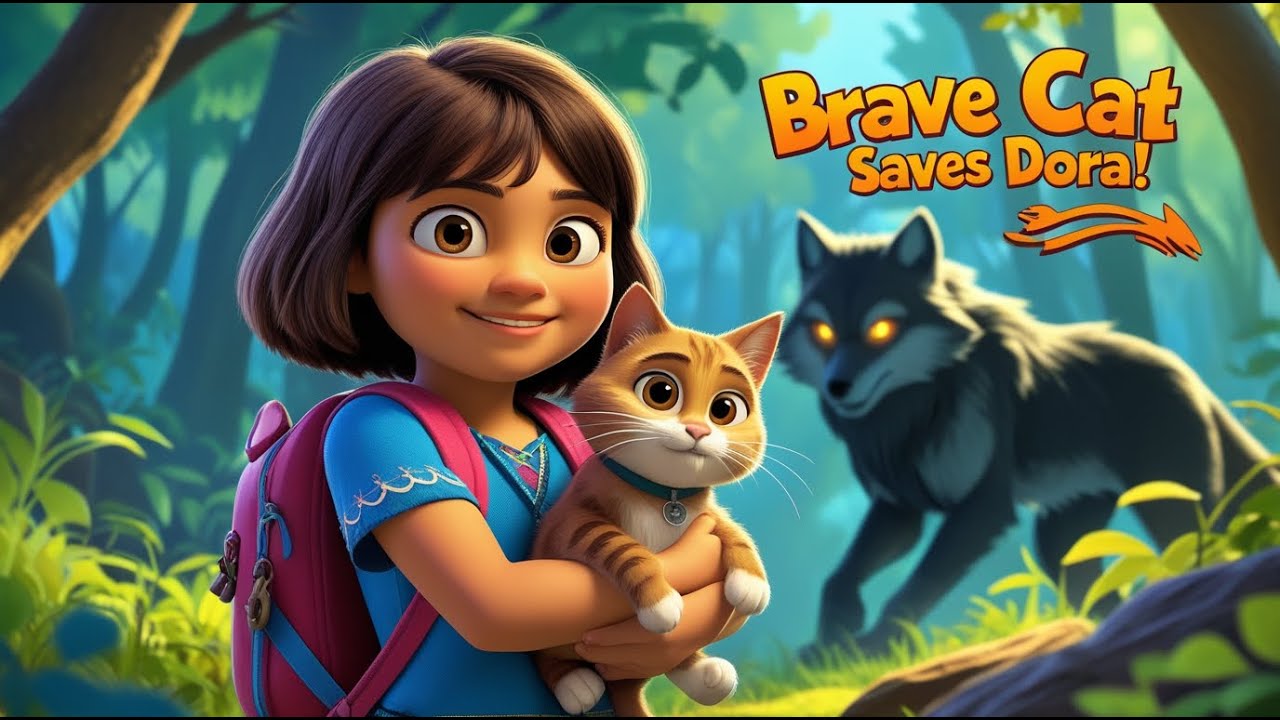 Brave Cat Saves Dora ! - YouTube