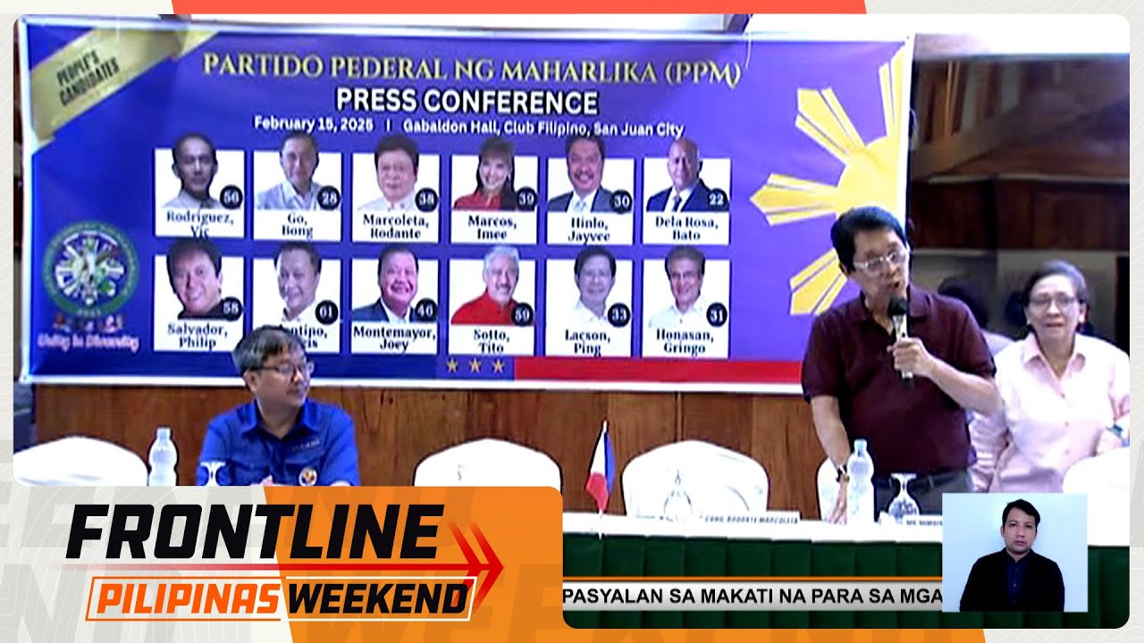 Senatorial lineup ng Partido Pederal ng Maharlika, ipinakilala ...