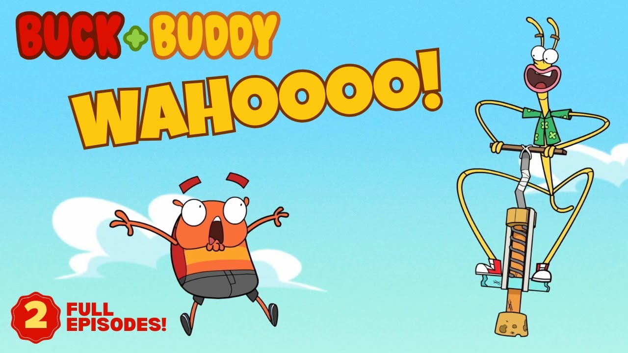 TRAMPOLINE TROUBLES and PUPPET PROBLEMS #Buck+Buddy! FULL EPISODES ...