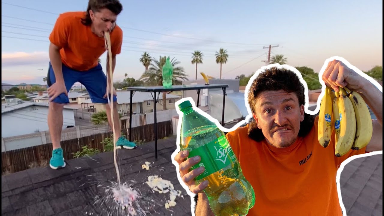 SPRITE AND BANANA CHALLENGE (EXTREME VOMITING!!!) - YouTube