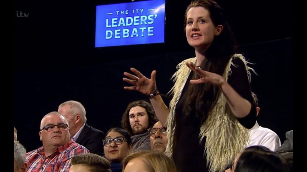 Heckler Victoria Prosser stole the show from Cameron during the Debate ...