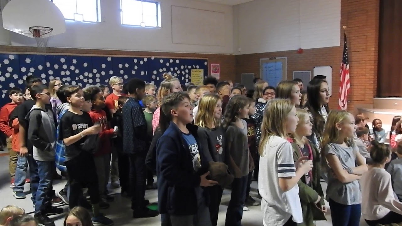 5th Grade - 2018 Sing Along - YouTube