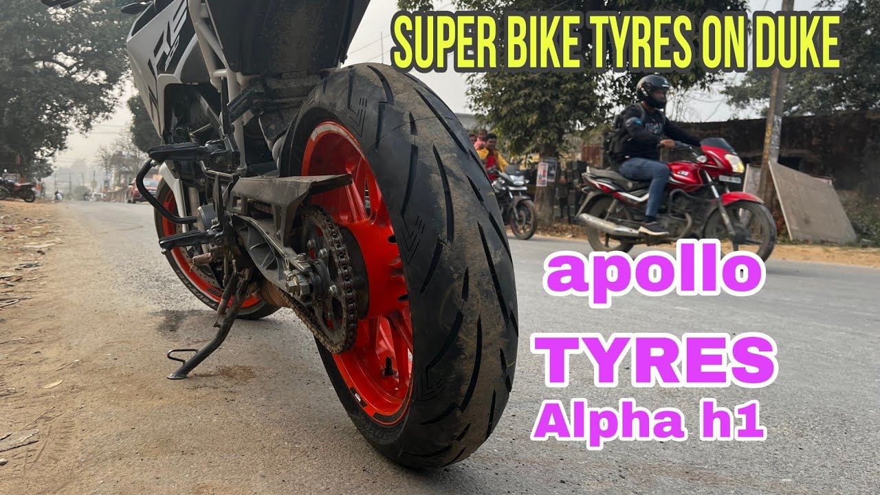 KTM 200 DUKE And Install Apollo Alpha h1|| KTM 200 || super bike tyres ...