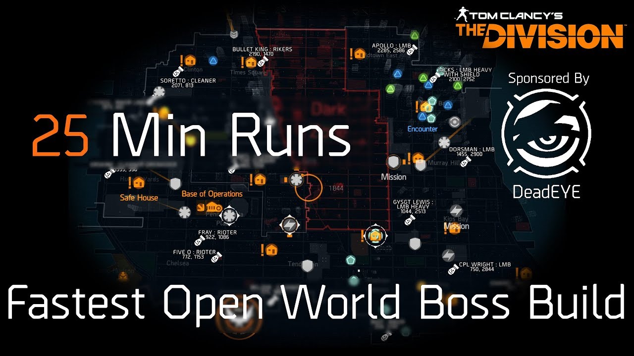 The Division Boss Map