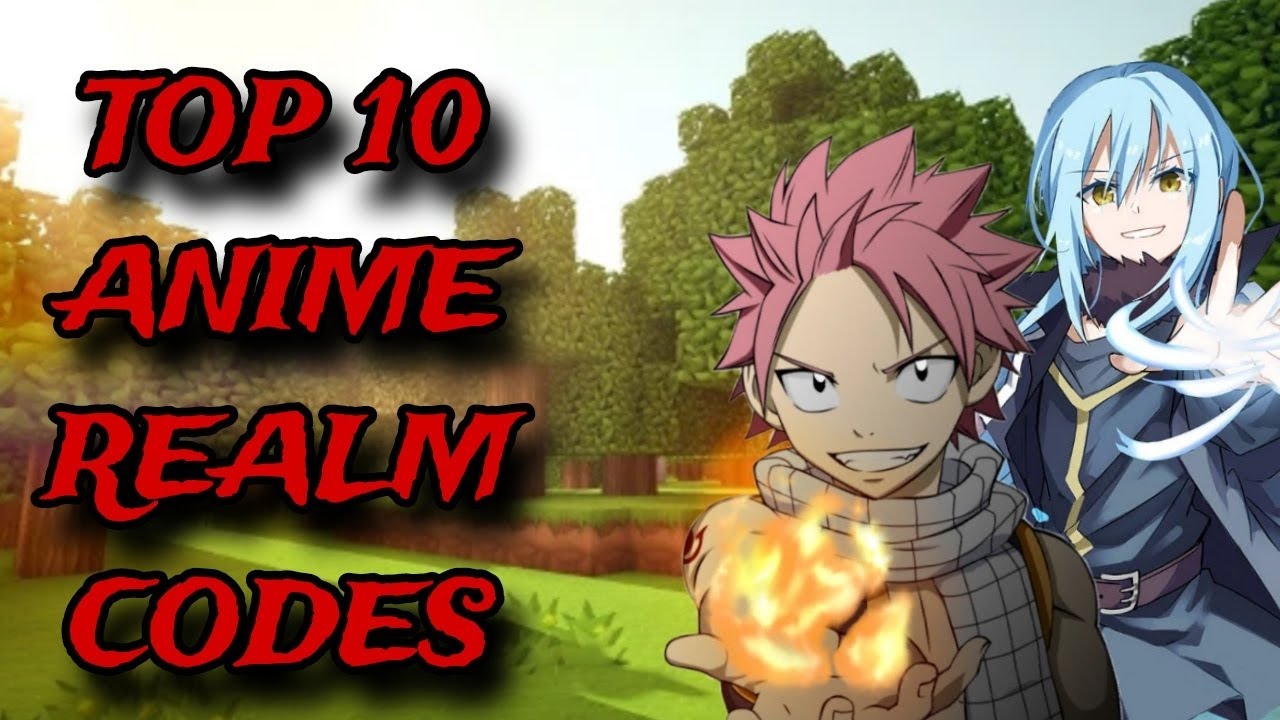 1.20+ || TOP 10 BEST ANIME REALM CODES FOR MINECRAFT BEDROCK EDITION ...