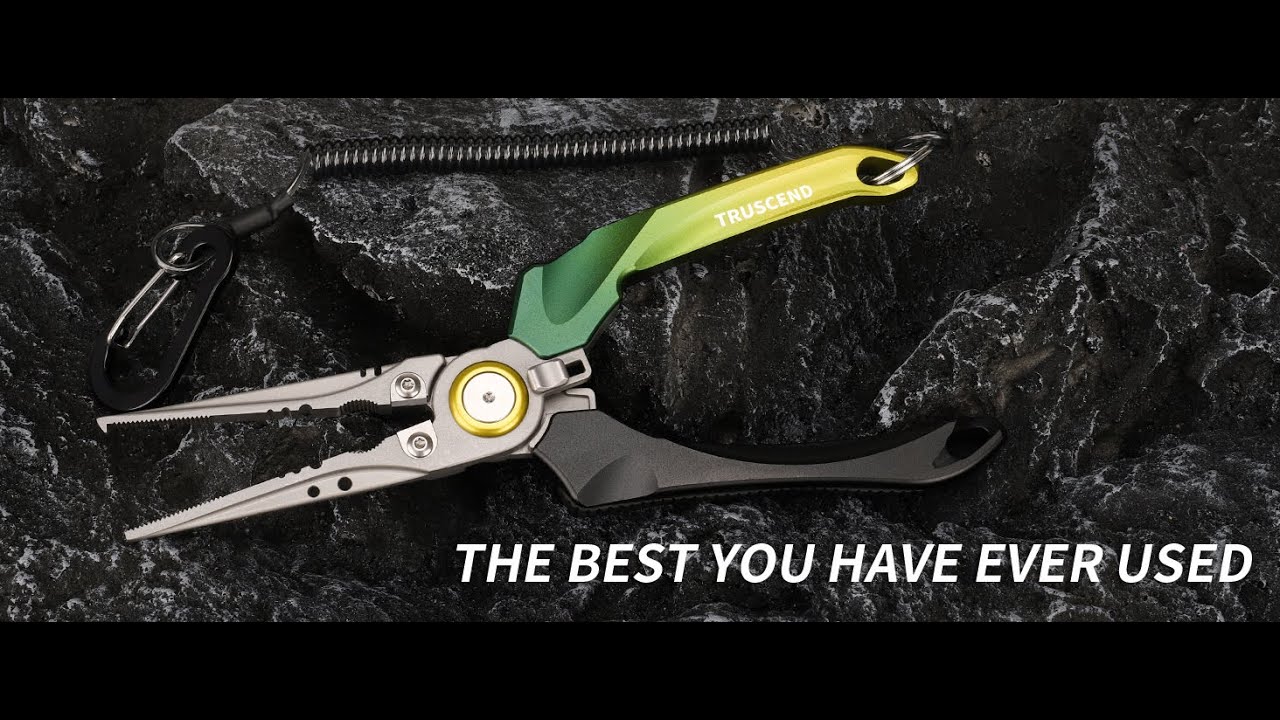TRUSCEND Lockable Handy Fishing Pliers - YouTube