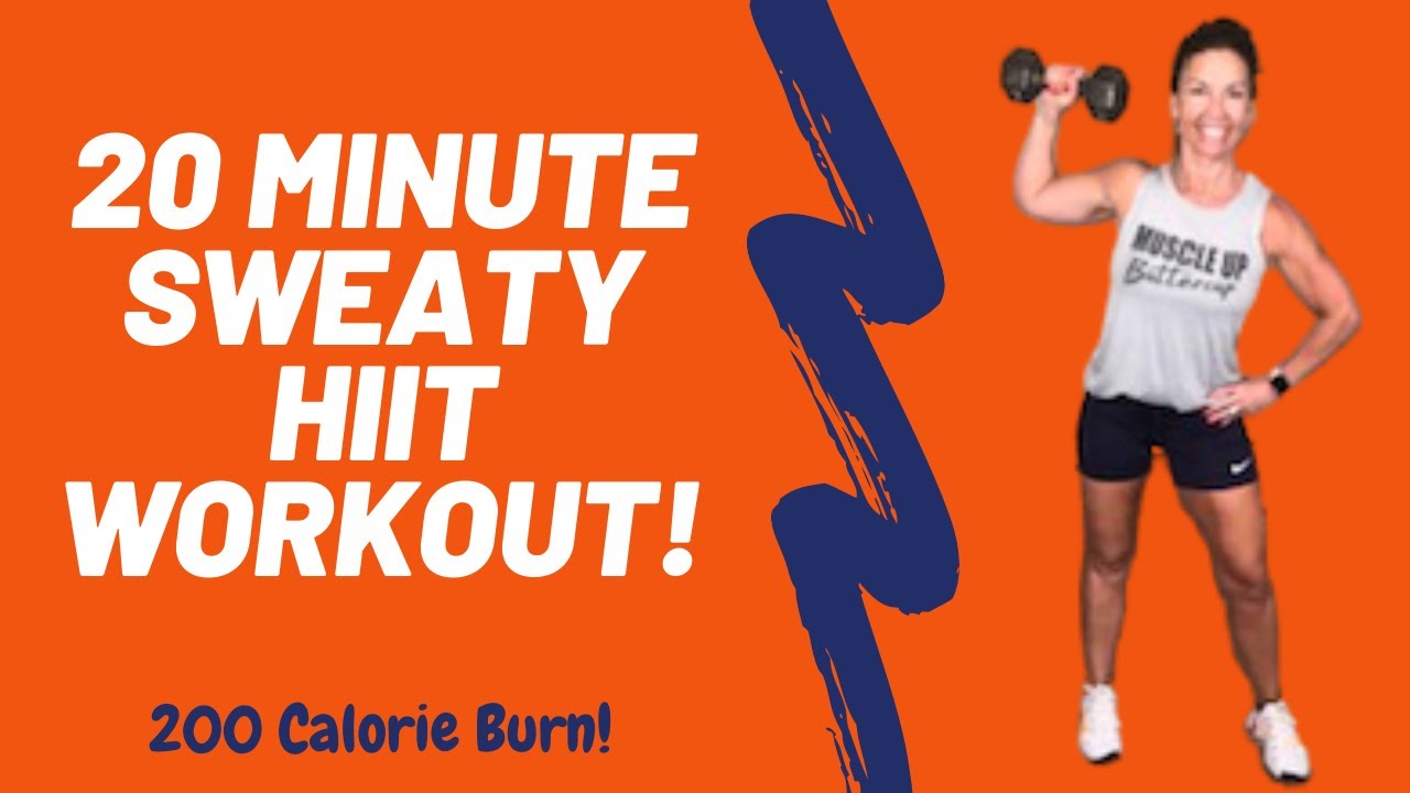 20 Minute HIIT Workout! HUGE Calorie Burn! - YouTube