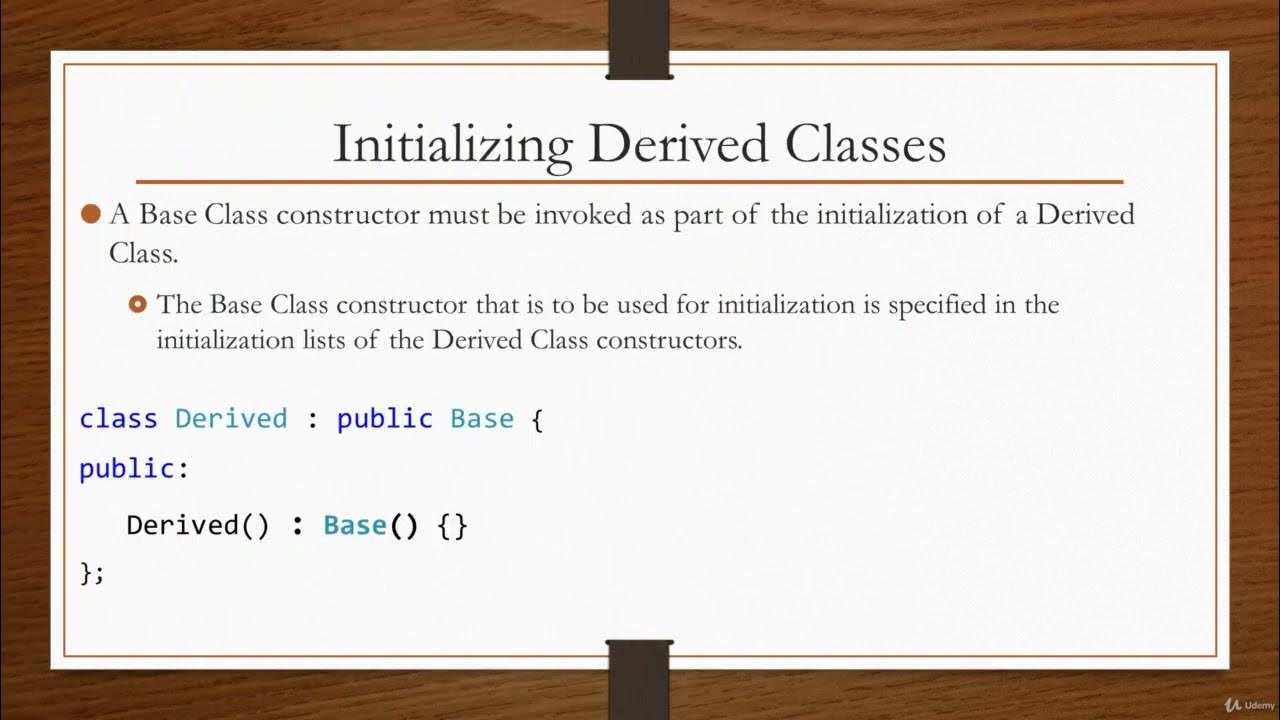 3 Initialization with Inheritance - YouTube