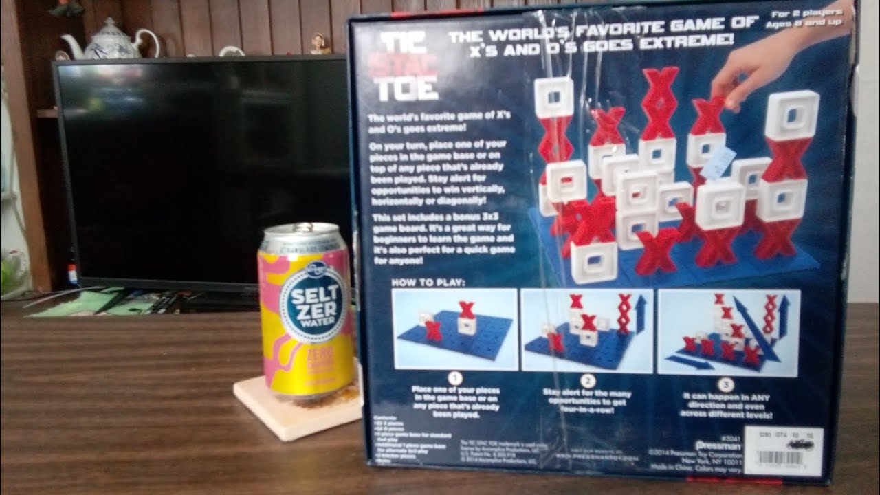 Board Game Breakfast Unboxing & How to play Tick Tack Stack - YouTube