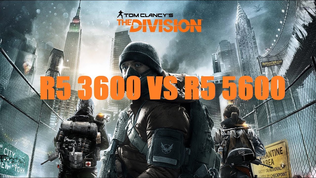 The Division R5 3600 VS R5 5600 YouTube