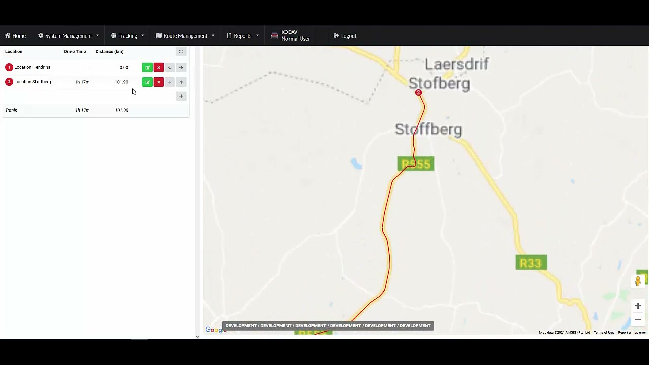 save to route view on live tracking - YouTube