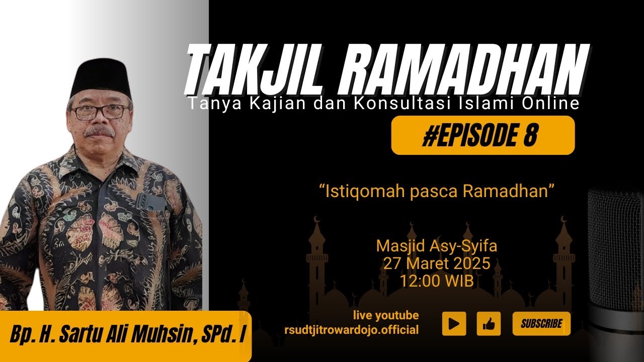🔴LIVE TAKJIL RAMADHAN | Bp. H. Sartu Ali Muhsin, SPd. I - YouTube