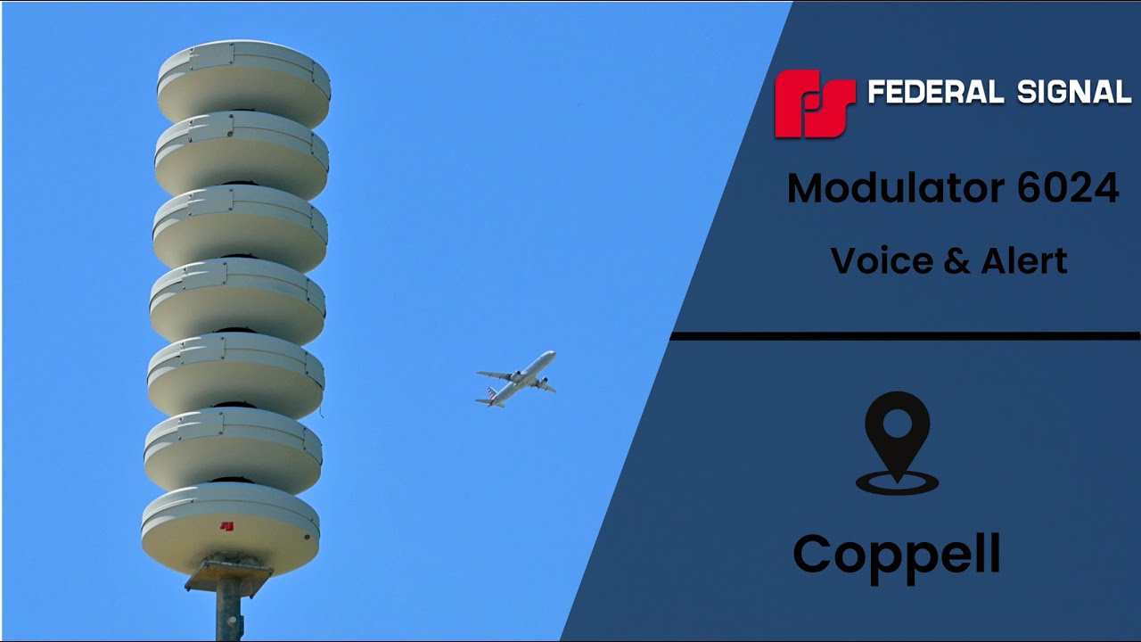 Federal Signal Modulator 6024 | Voice + Alert x2 | 9/3/25 | Coppell TX ...