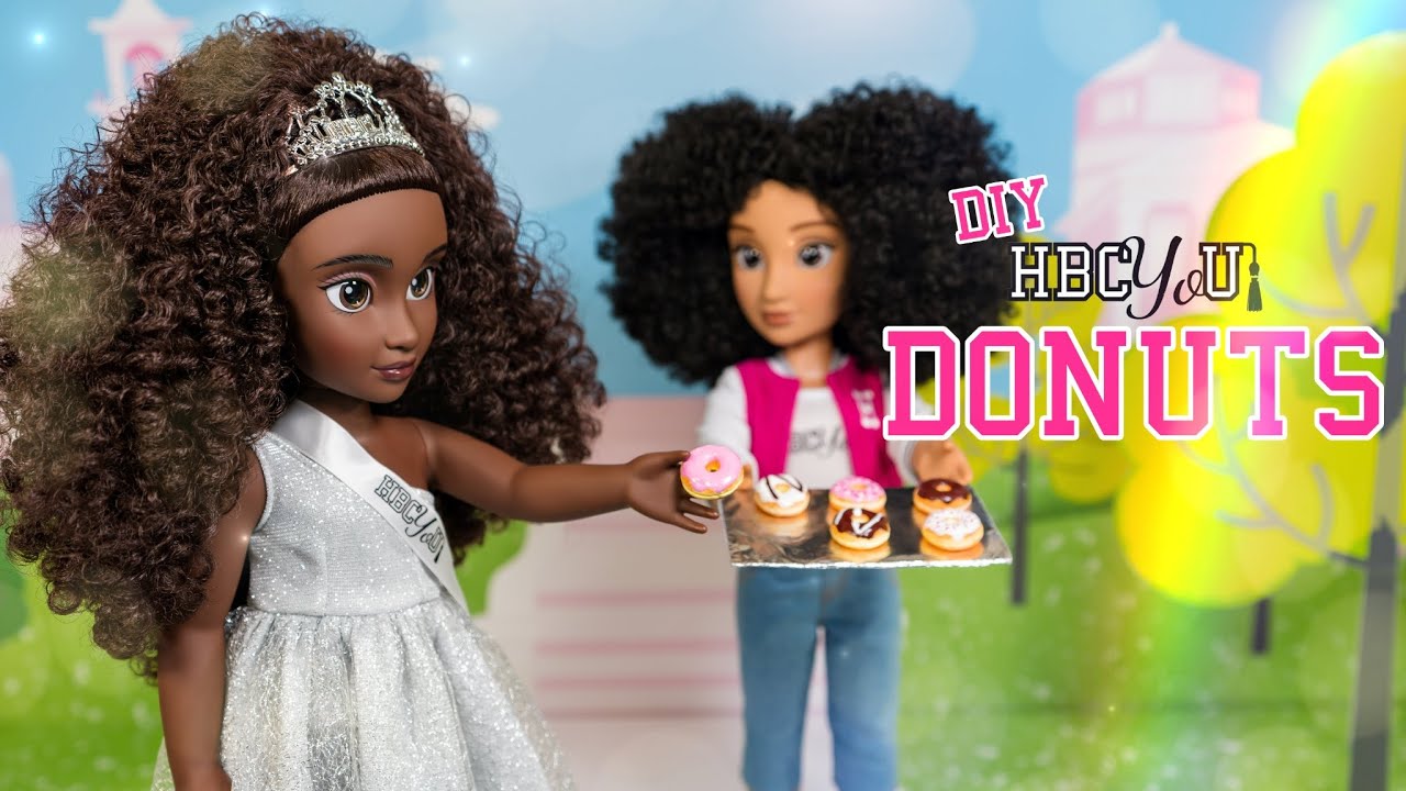 HBCyoU DIY: Let's Make a Miniature Donuts for 18 inch Dolls - YouTube