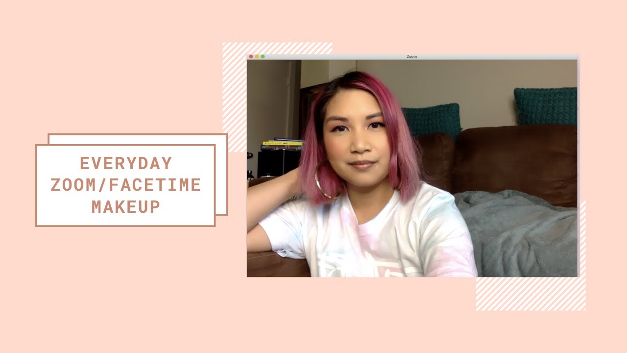 filming my everyday zoom/facetime makeup on my macbook - YouTube