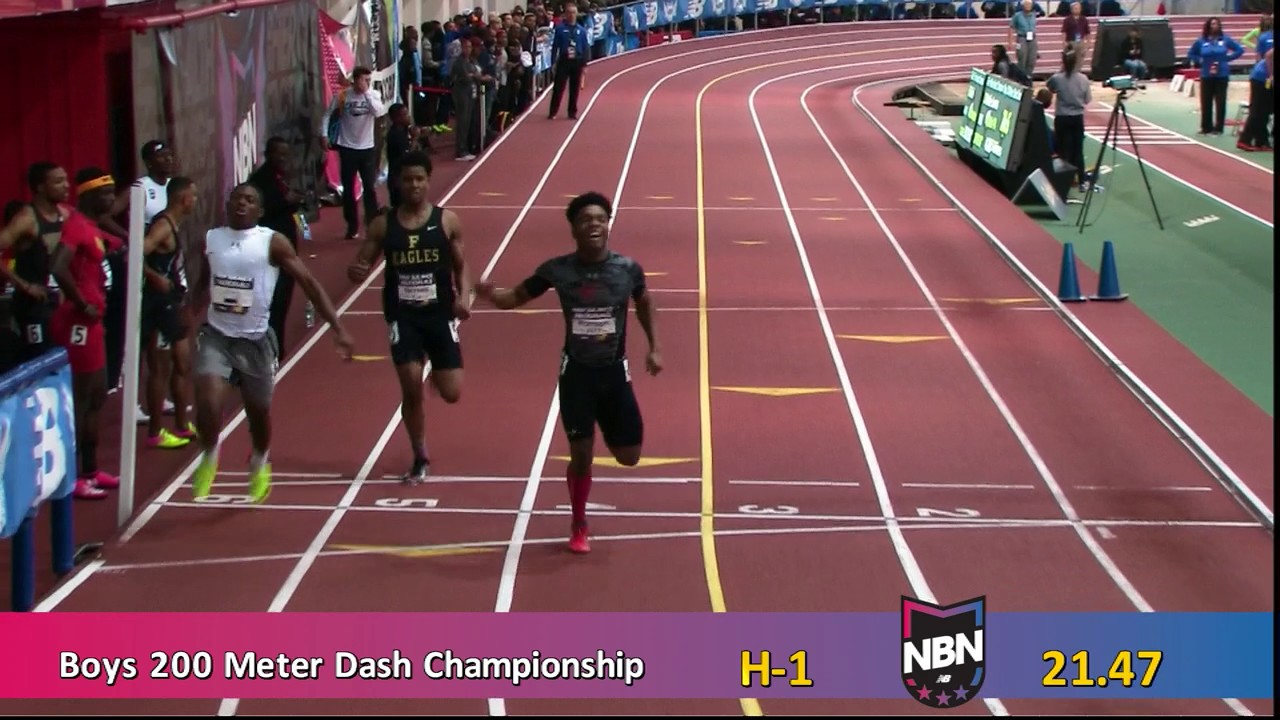 Eric Harrison wins 1st section of 2017 NBNI boys' 200 final in 21.47 ...