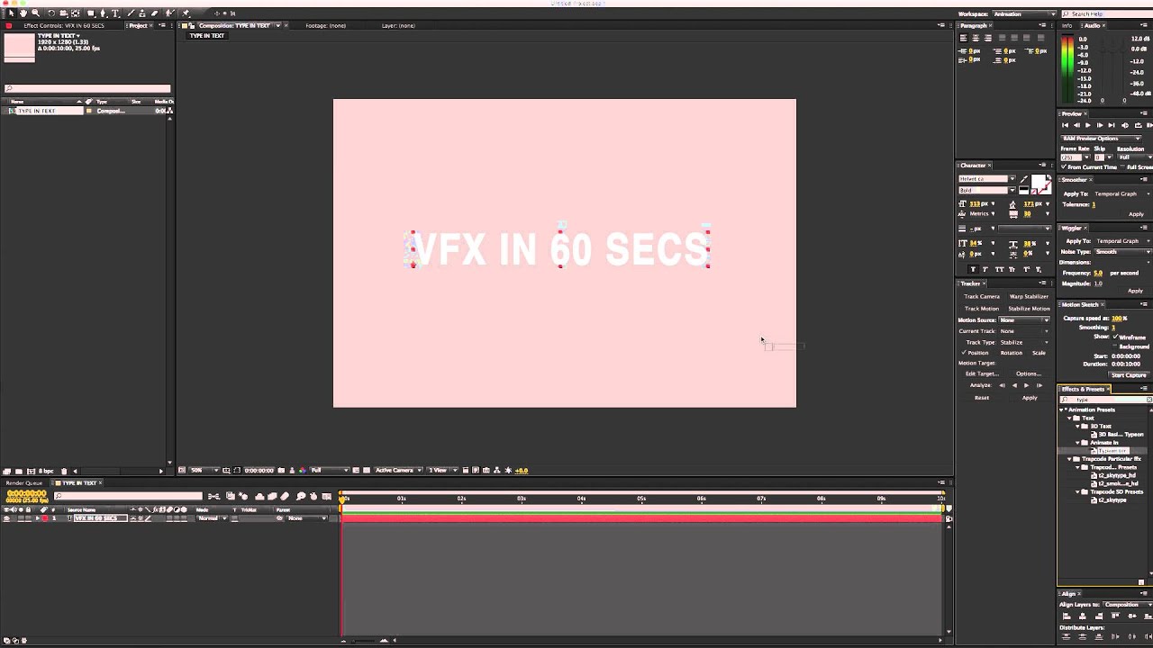 AFTER EFFECTS animated typing text tutorial - YouTube
