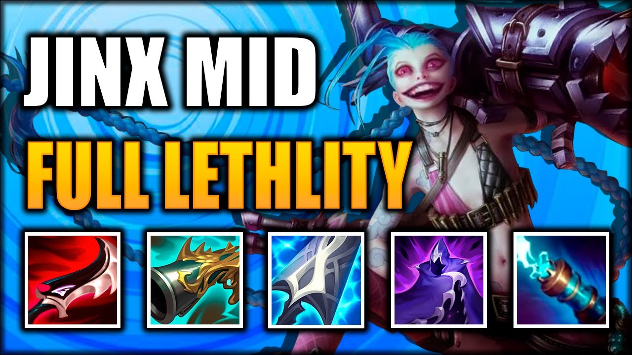 🔥NADIE ESPERA EL DAÑO DE JINX MID FULL LETALIDAD🔥 | LoL | SeVenJungle ...