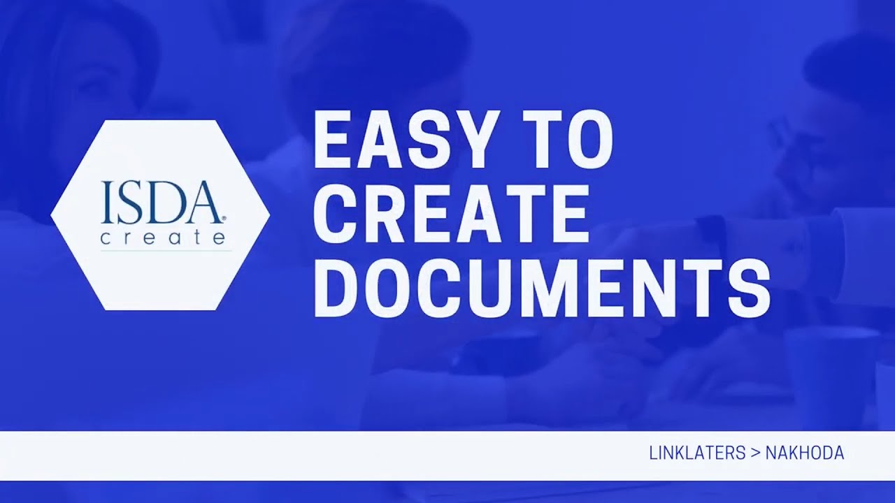 ISDA Create: Easy to Create Documents - YouTube