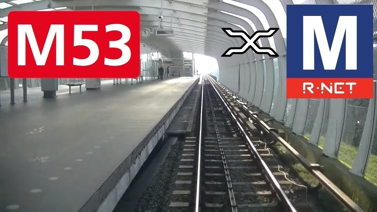 🚇 GVB R-net Amsterdam Metrolijn 53 Cabinerit Centraal Station ...