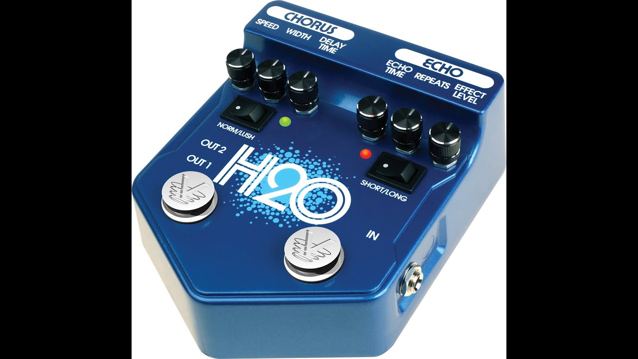 Chorus/Delay Visual Sound H2O - Review & Sound - YouTube