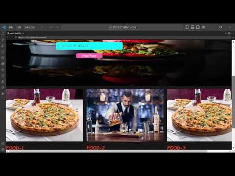 html and css Mini Project for beginner pizza online website & restaurant website CodeWith Attiya ...