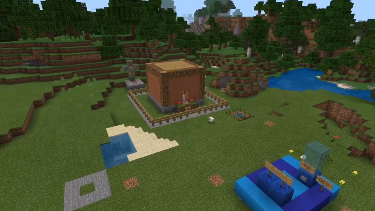 Minecraft Self-Building House (Really Cool) - YouTube