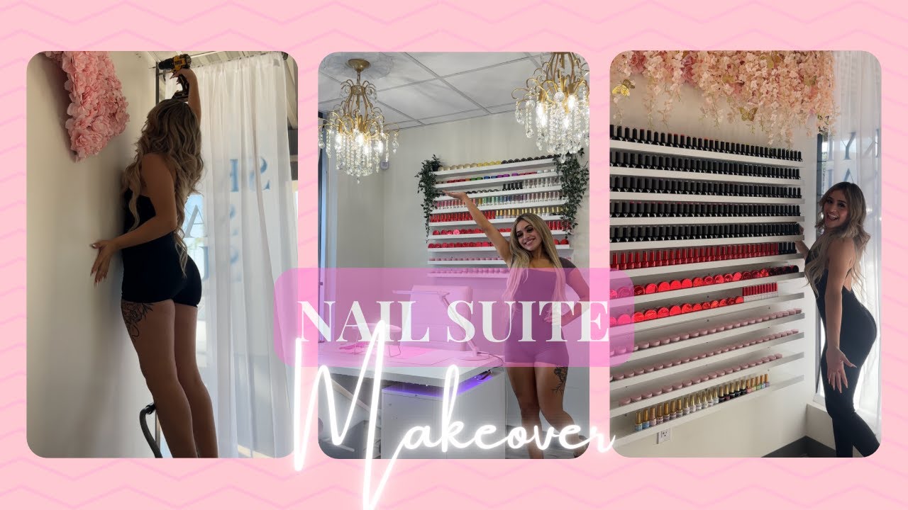 Transforming My Nail Suite | Dreamy Makeover & Polishes Collection ...