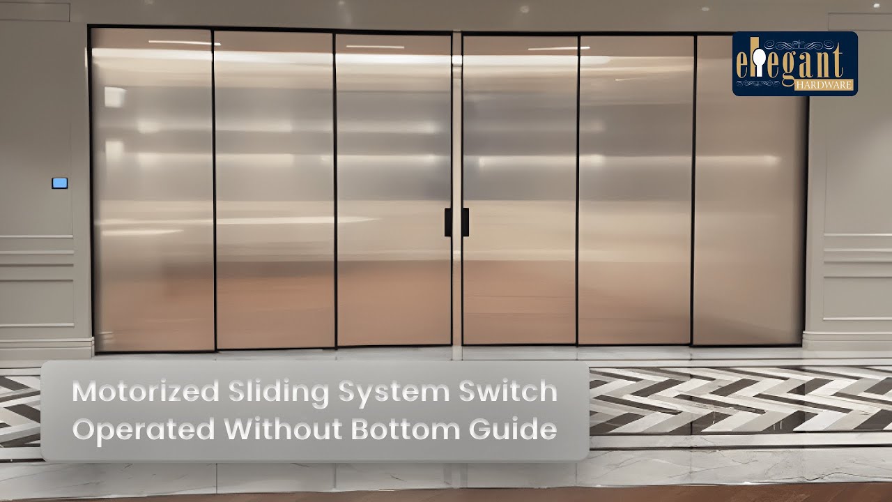 Synchronized Sliding Door System with Slim Profile (Motorized) - YouTube