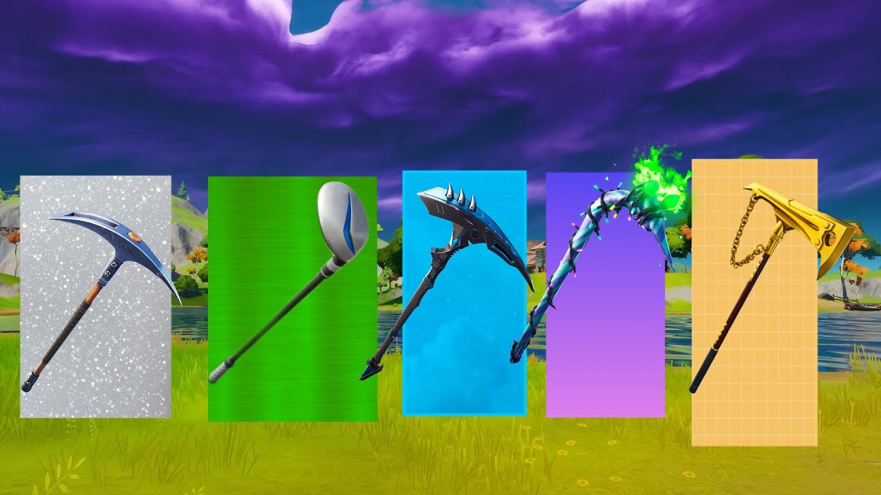 Random pickaxe challenge (3 tries ) - YouTube
