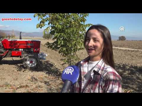 İş kazası geçiren çiftçi babanın en büyük destekçisi kızı oldu