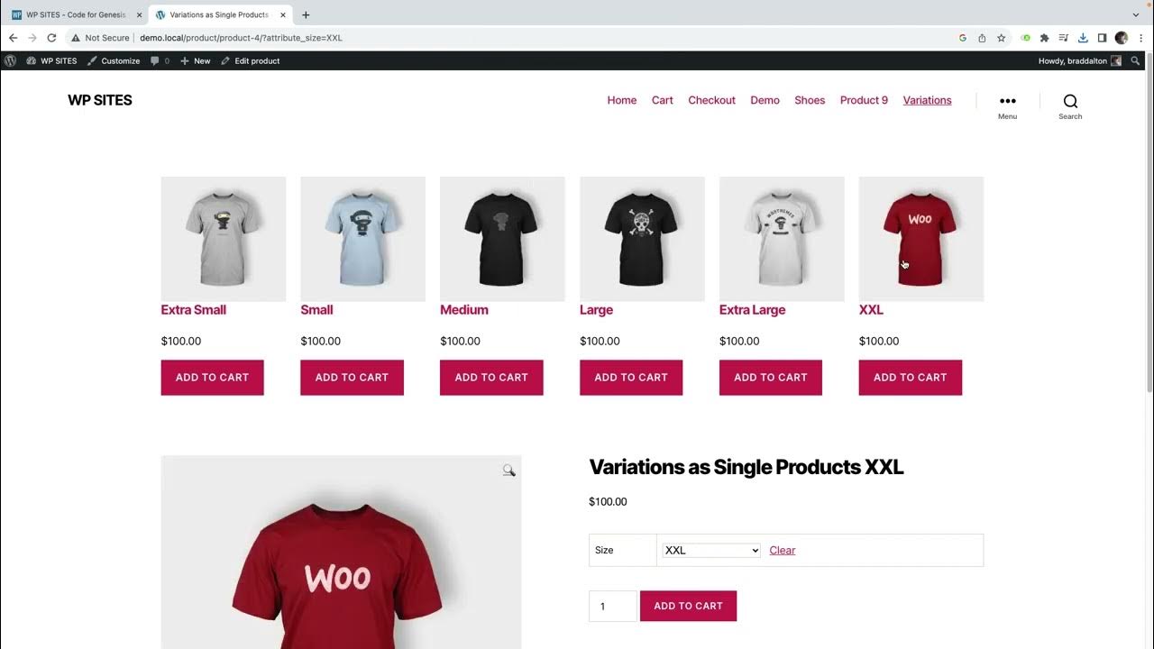 WooCommerce Select Variations as Single Products - YouTube