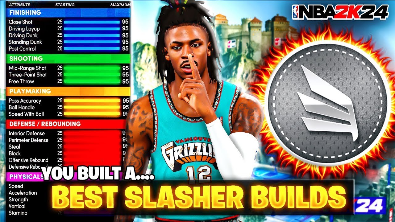 *NEW* BEST "FLOOR SPACING SLASHER" BUILD IN NBA2K24! BEST DUNK ...