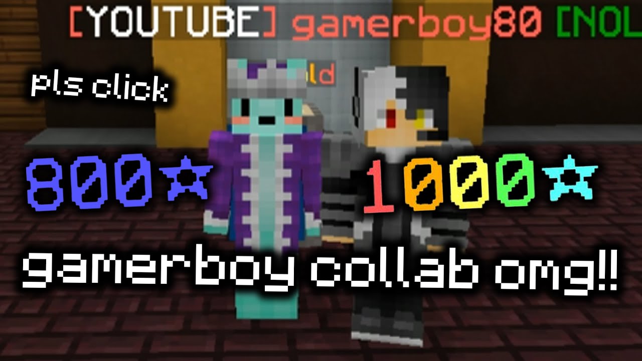 gamerboy80 carries me (hypixel bedwars) - YouTube