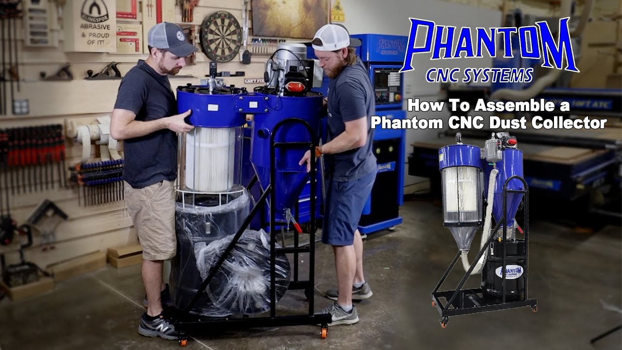 Dust Collectors From Phantom CNC - YouTube