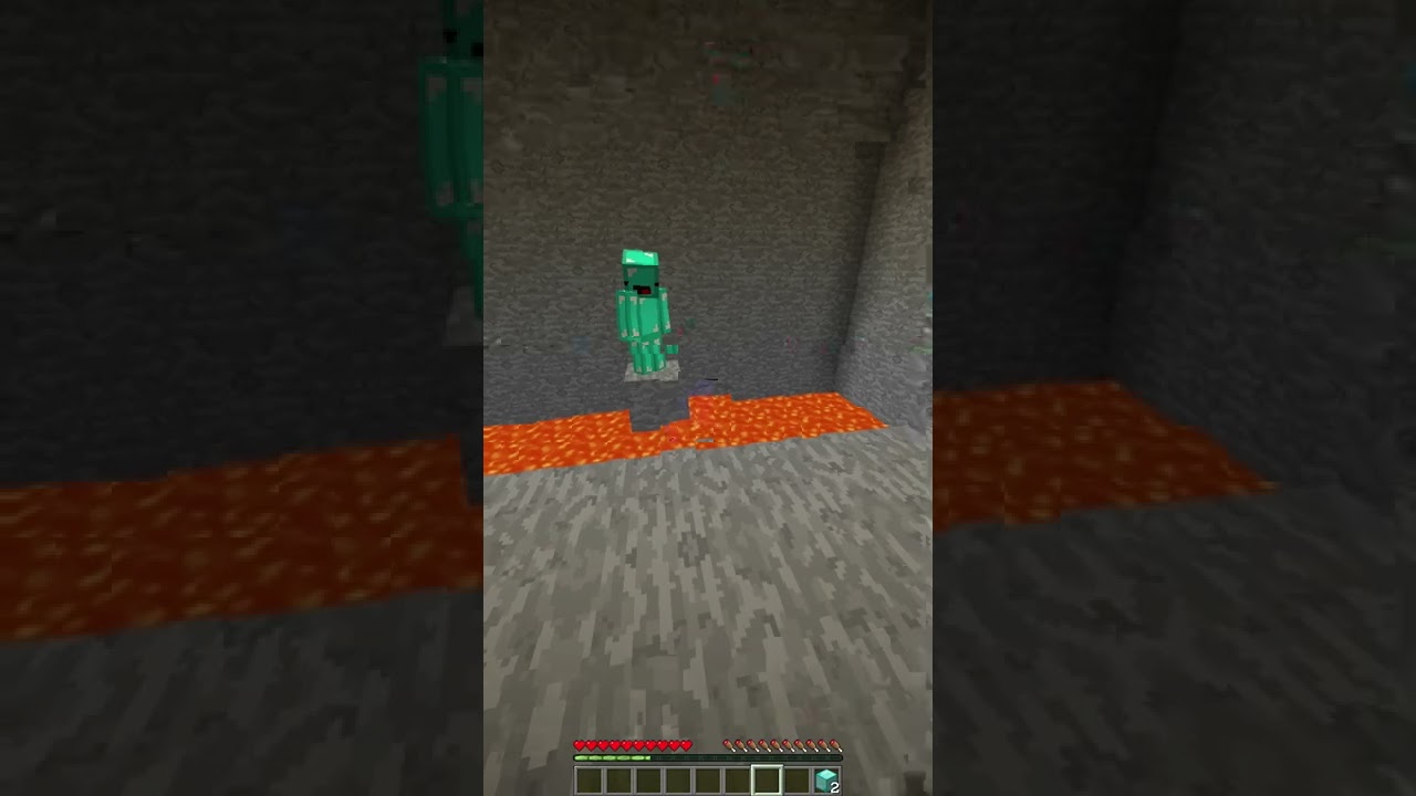 MINECRAFT | Diamonds & LAVA | #Shorts - YouTube