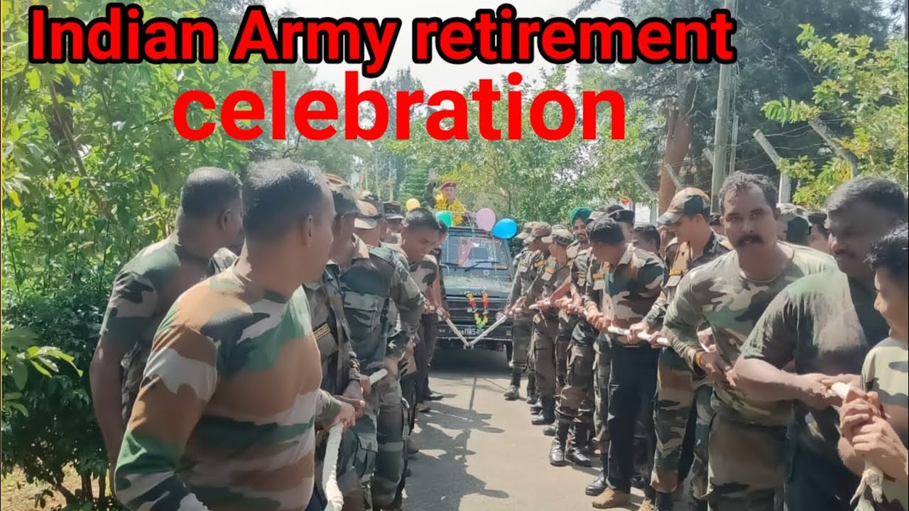 #Indian army retirement celebration#2022#indian army# - YouTube