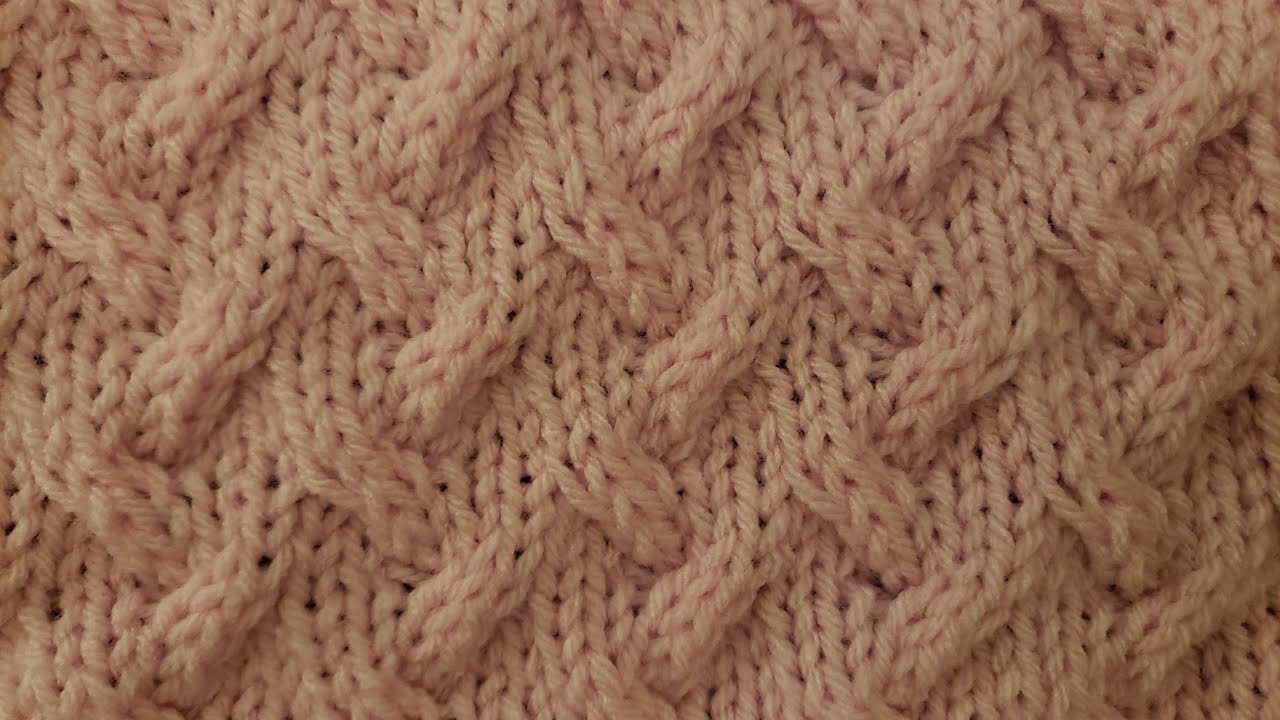 The Crisscross Cable Stitch - Knitting Tutorial! - YouTube