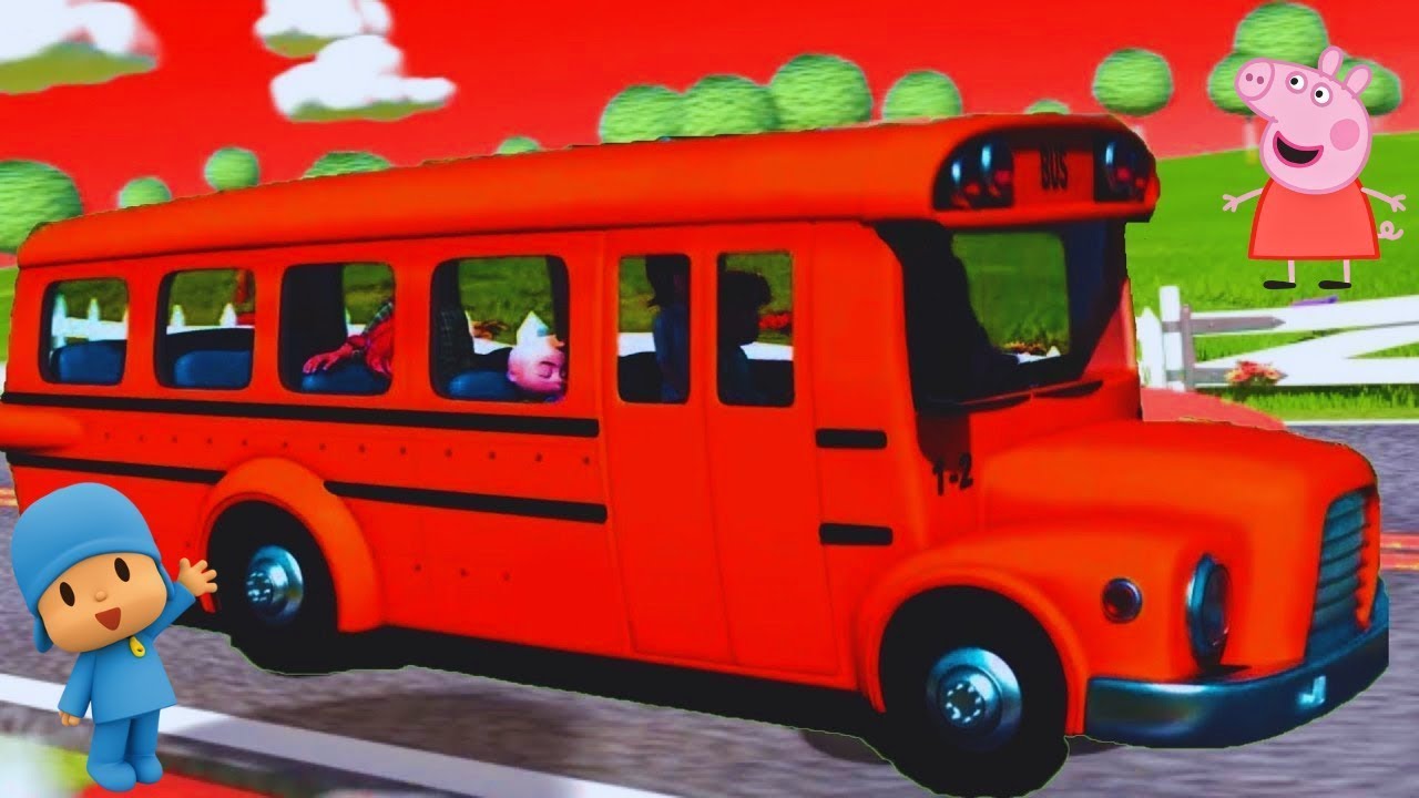 Wheels on the Bus | Nursery Rhyme | Kids Song | dance on the bus wheels ...