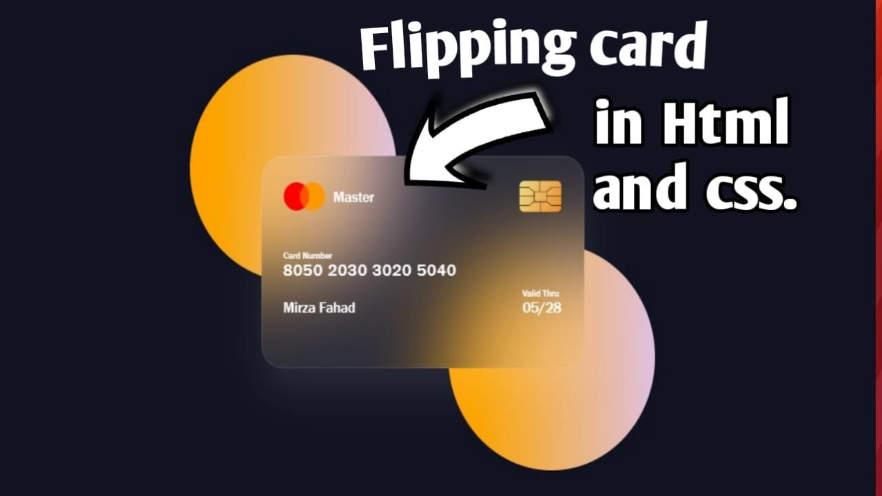Creat Flipping Card In Html And Css Flipping Card Banane Ka Tarika In Html And Css Youtube 7952