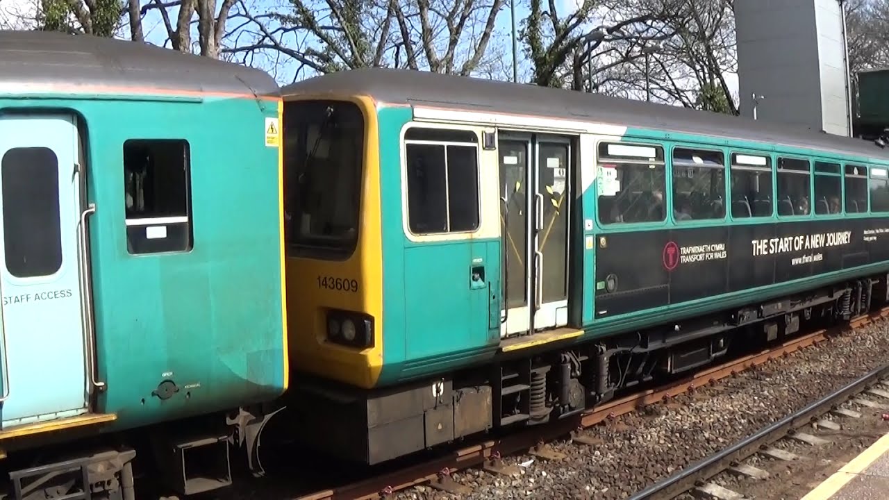 Radyr train station. train going to Barry Island - YouTube