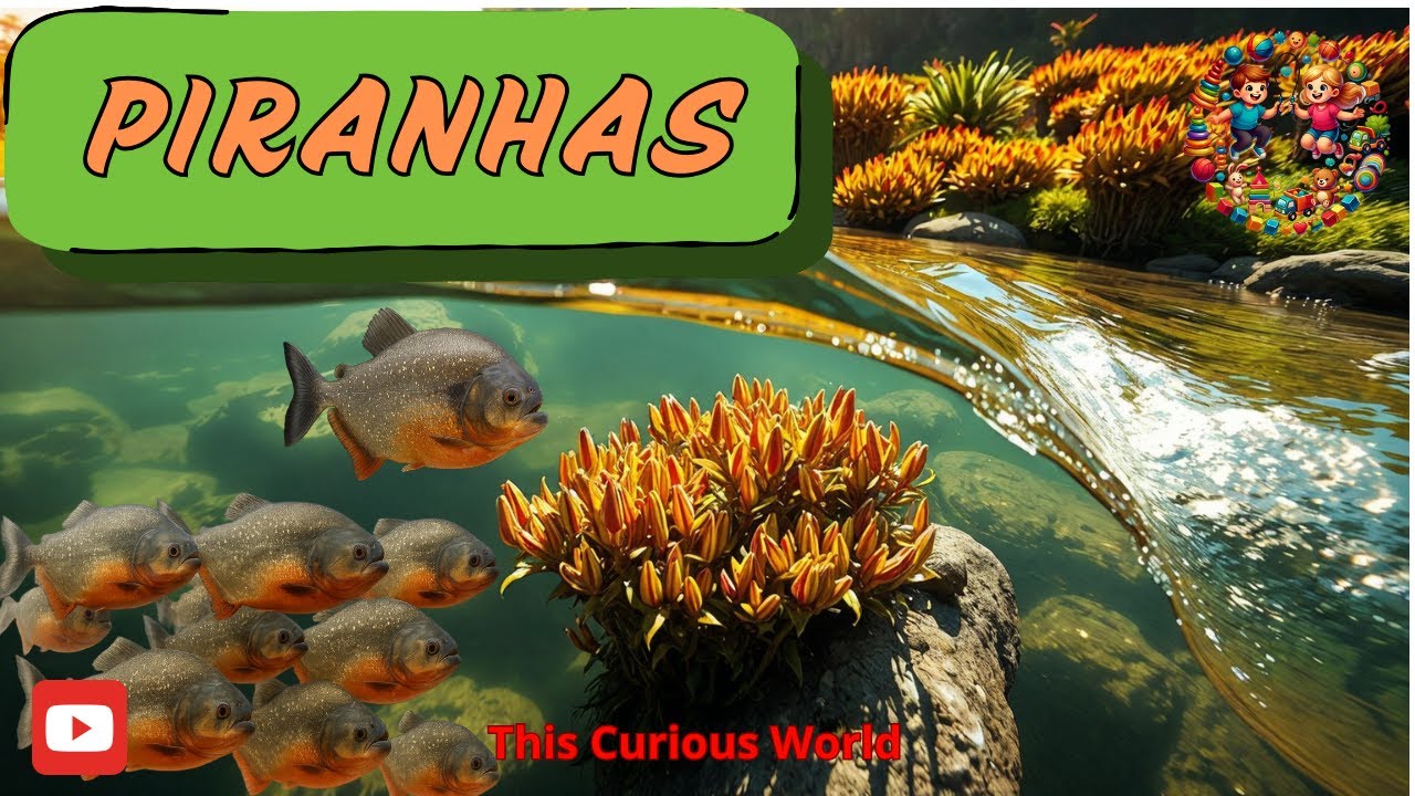 🐟 PIRANHAS: DISCOVER THEIR SECRETS! | Educational Video for Kids - YouTube