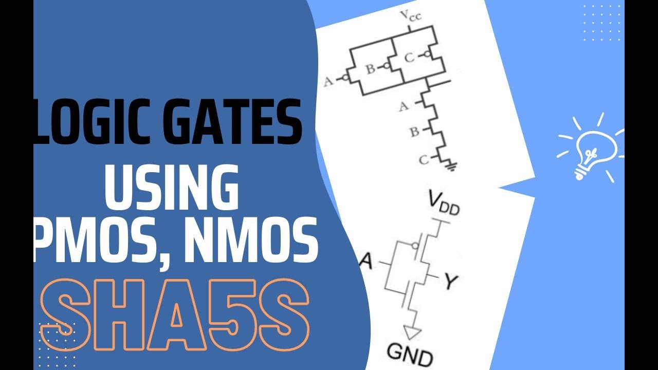Logic gates using CMOS in proteus شرح - YouTube